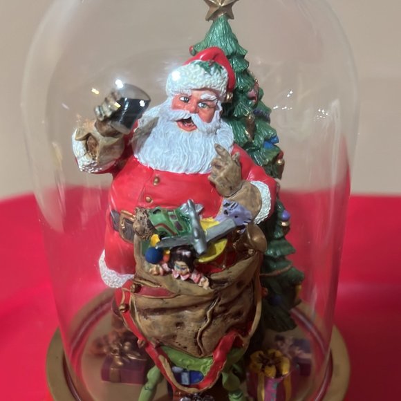 Franklin Mint | Holiday | 995 Franklin Mint Coca Cola Santa In Glass ...